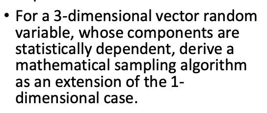 For A 3 Dimensional Vector Random Variable Whose 