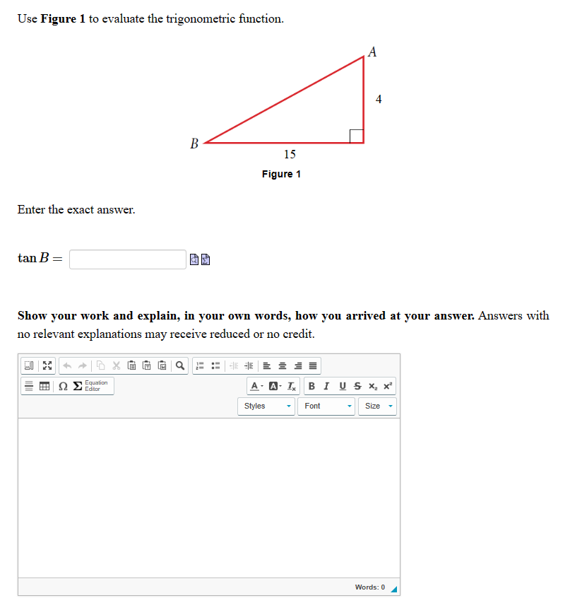Solved Use Figure 1 to evaluate the trigonometric function. | Chegg.com
