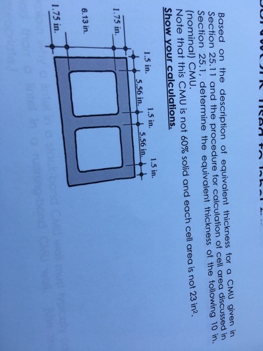 Solved Based on the description of equivalent thickness for | Chegg.com