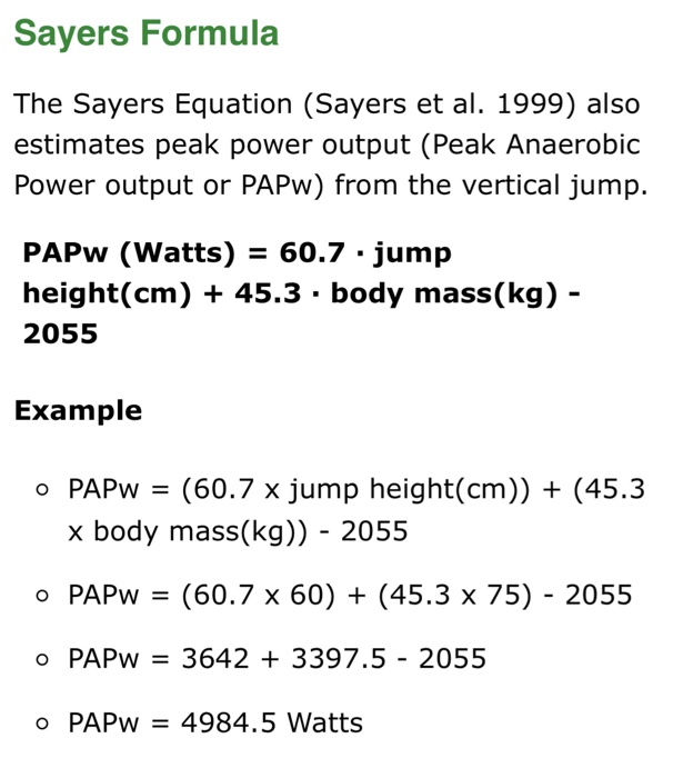 Solved Chapter 9: Musculoskeletal Fitness Using the Sayers | Chegg.com
