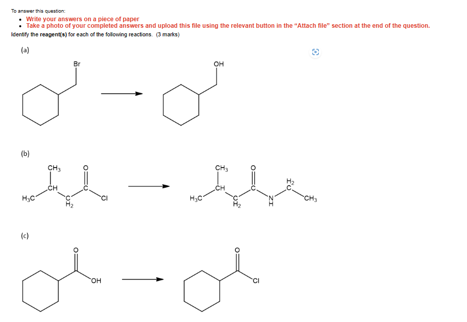 Solved To answer this question:Write your answers on a piece | Chegg.com