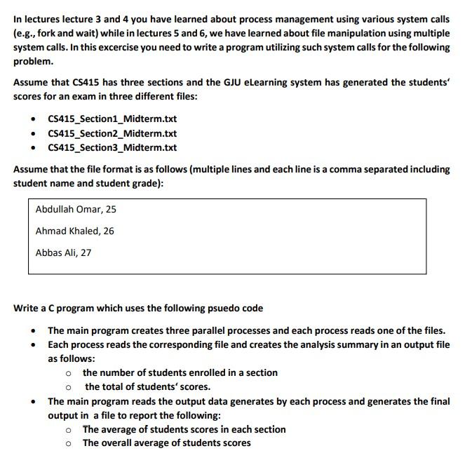 Solved In lectures lecture 3 and 4 you have learned about | Chegg.com
