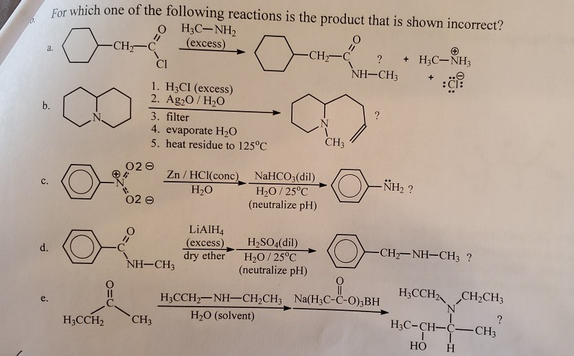 Solved For which one of the following reactions is the | Chegg.com