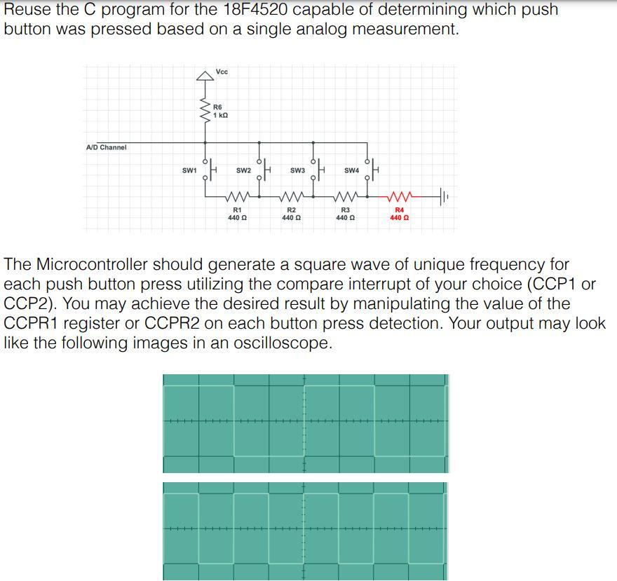 Solved The Microchip PIC 18F4520 has two Capture and Compare | Chegg.com