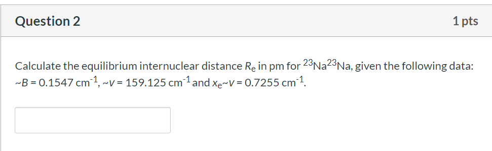 Solved Question 2 1 pts Calculate the equilibrium | Chegg.com