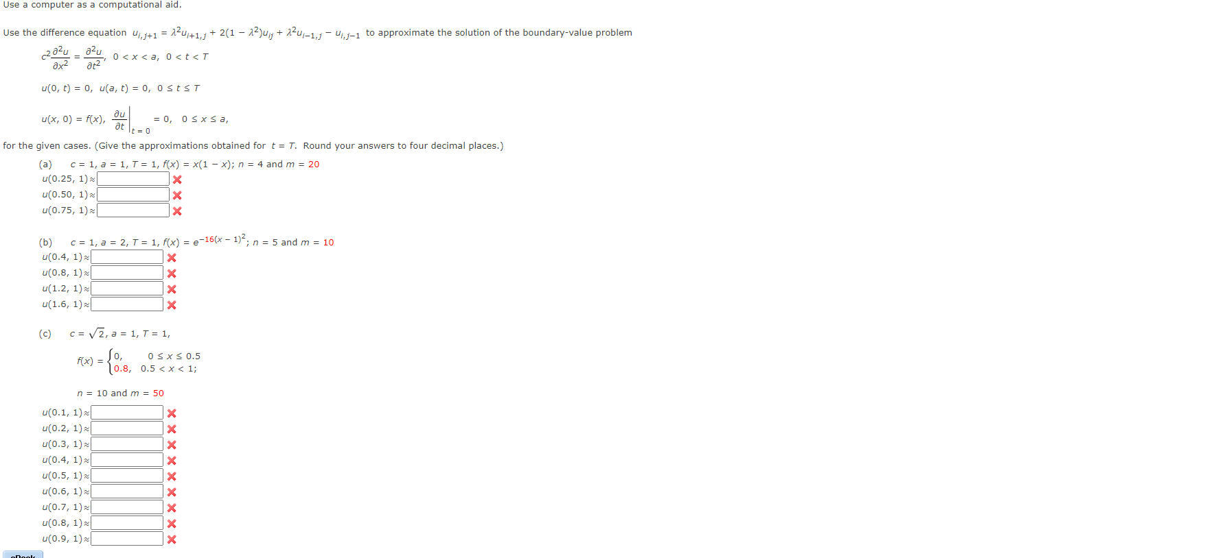 Solved Use a computer as a computational aid. Use the | Chegg.com