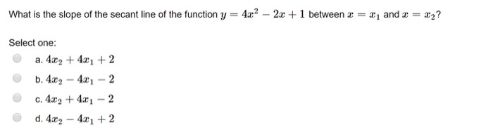 Solved Consider the curve f(x) = 4x2 ,0