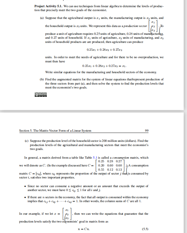 Solved 21 Project Activity 5.1. We can use techniques from | Chegg.com