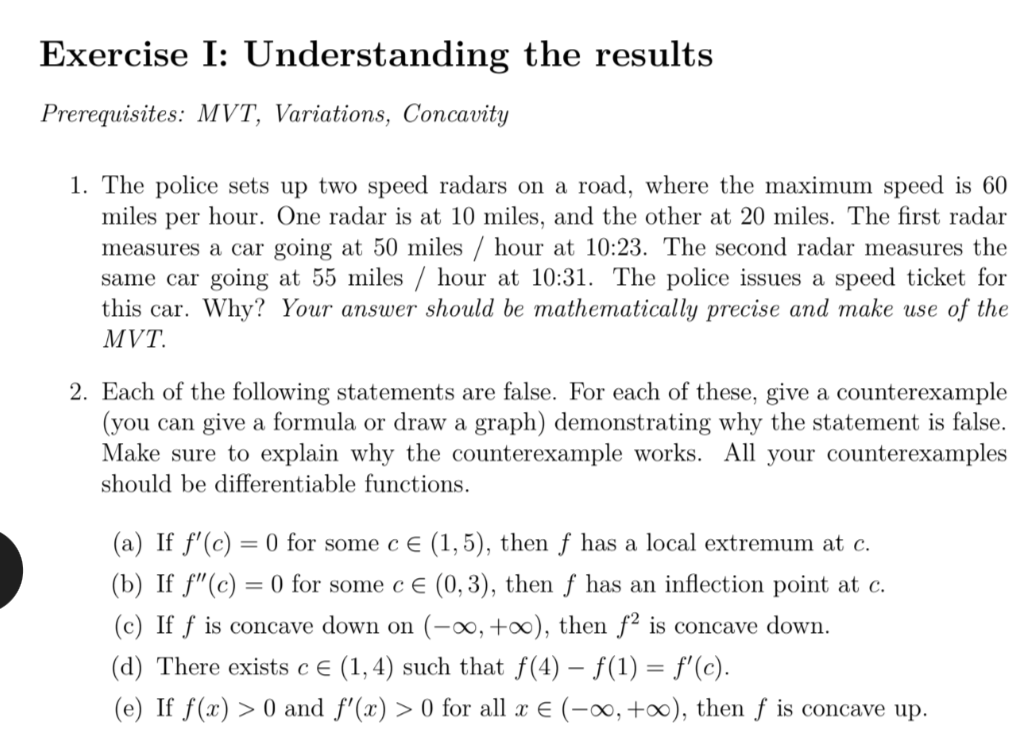 Solved 2. ﻿Each of the following statements are false. For | Chegg.com