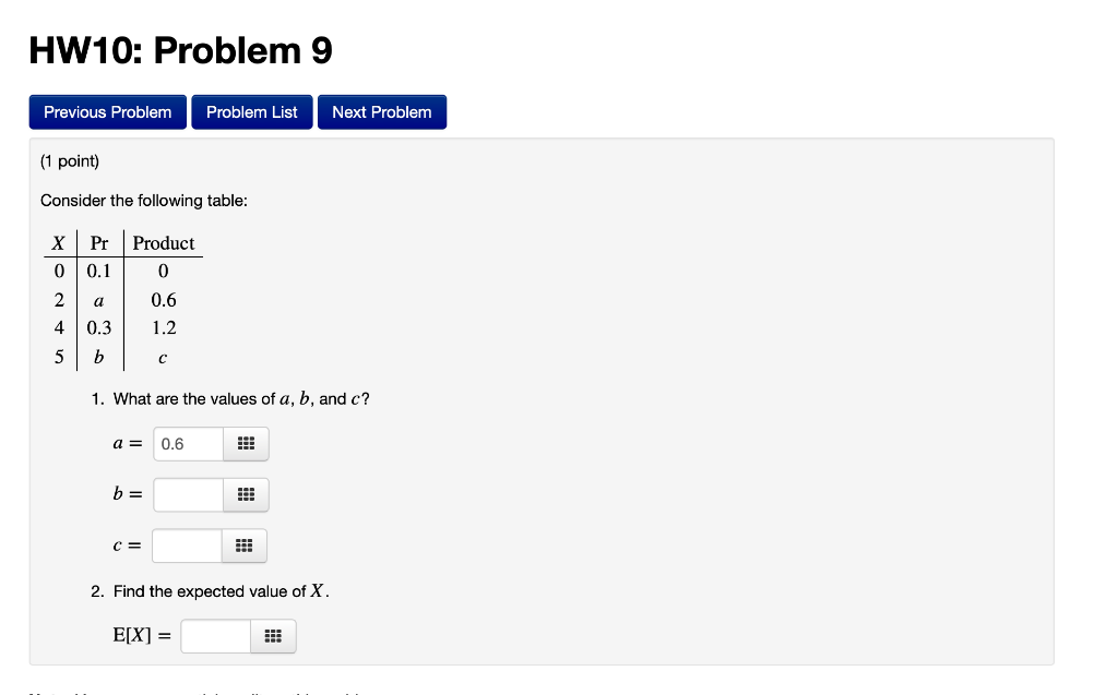 Solved HW10: Problem 9 Previous Problem Problem List Next | Chegg.com