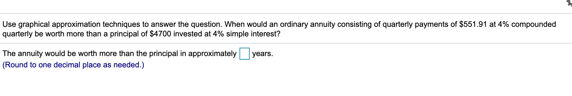 Solved Use graphical approximation techniques to answer the | Chegg.com