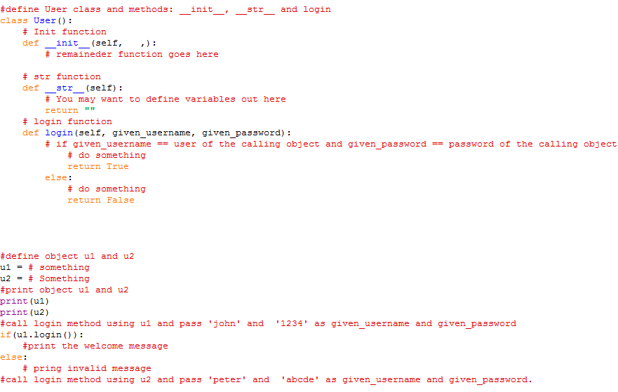 Solved Problem Statement: Simple authentication system: In | Chegg.com