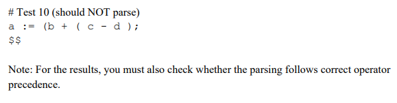 Create an ANTLR4 grammar for an easy calculator | Chegg.com
