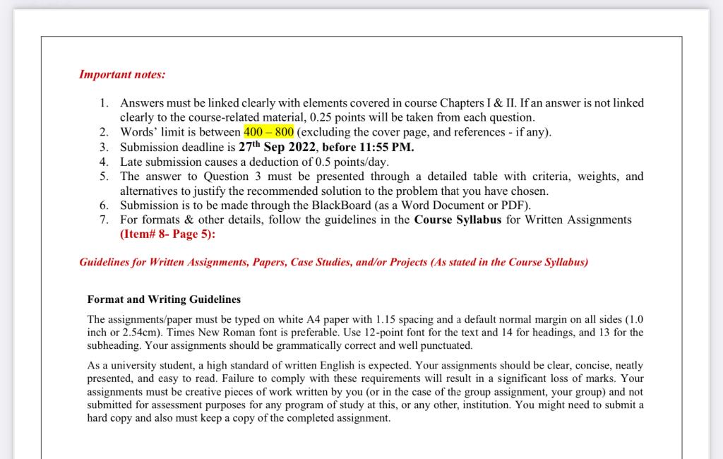 This individual assignment aims to help students get | Chegg.com