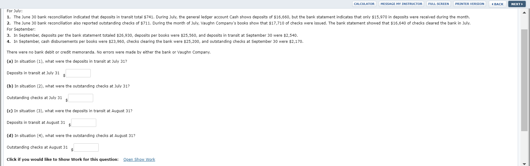 Solved BACK NEXT CALCULATOR MESSAGE MY INSTRUCTOR FULL | Chegg.com