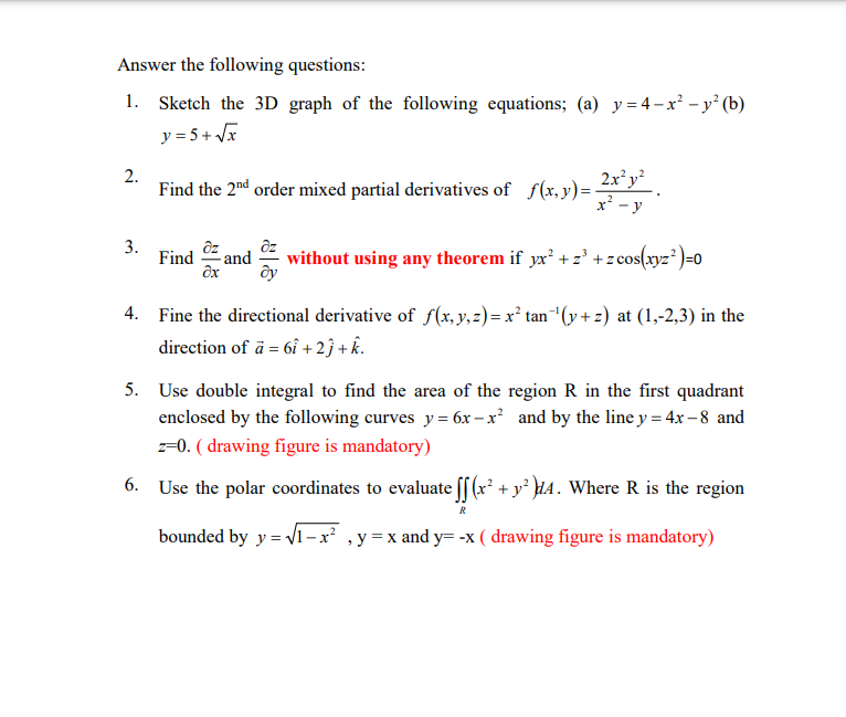 Solved Subject - Calculus III Hi Experts! Would you please | Chegg.com