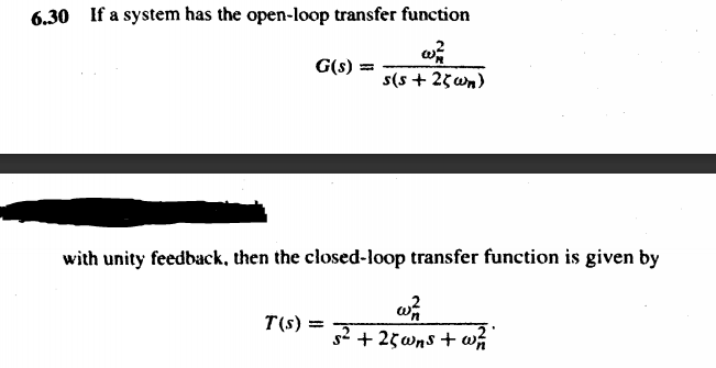 Solved 6.30 If a system has the open-loop transfer function | Chegg.com
