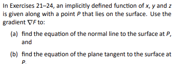 Solved In Exercises 21–24, an implicitly defined function of | Chegg.com