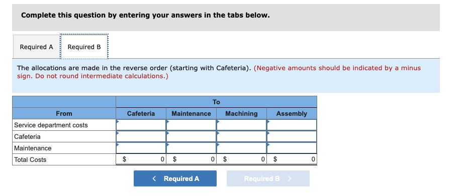 Solved Exercise 11-30 (Algo) Cost Allocation: Step Method | Chegg.com