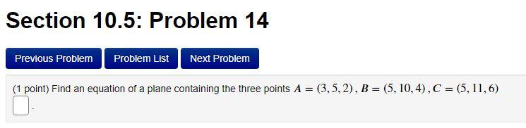 Solved Section 10.5: Problem 14 Previous Problem Problem | Chegg.com