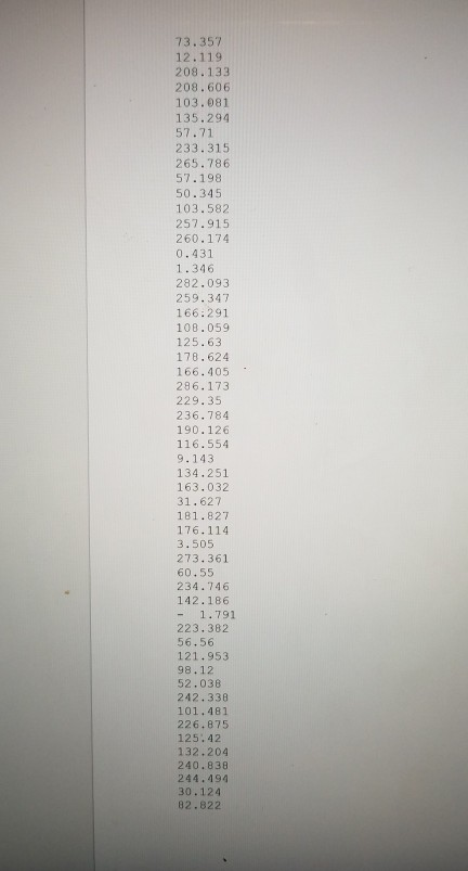 Solved Goals: Reading data from file, using arrays and | Chegg.com