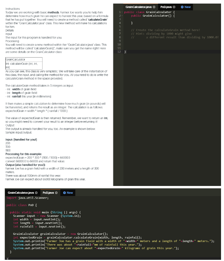 Solved Please help me in JAVA code Ty | Chegg.com