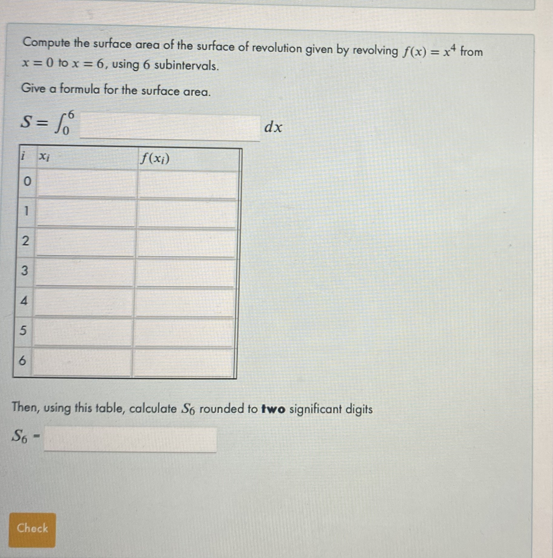 Solved Compute the surface area of the surface of revolution | Chegg.com