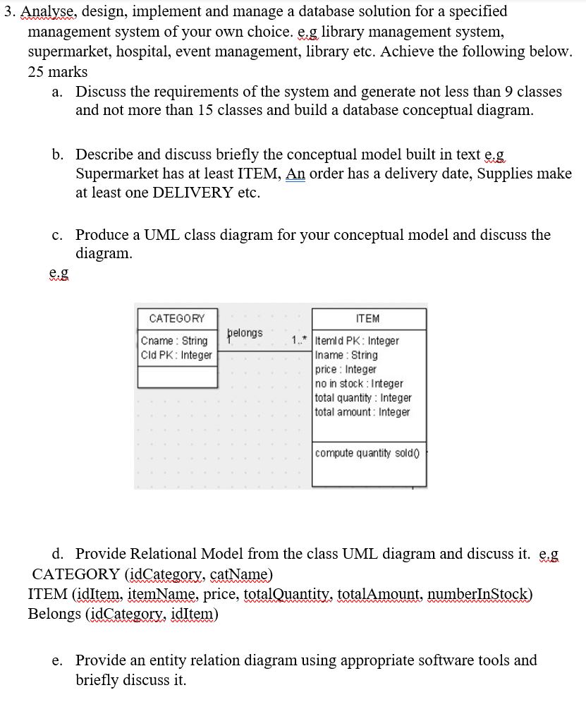 Solved NB: You can use special software tools like MySQL | Chegg.com