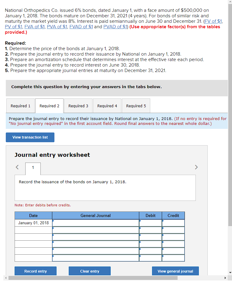 Solved National Orthopedics Co. issued 6% bonds, dated | Chegg.com