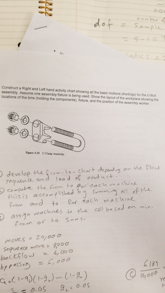 0-0 Construct a Right and Left hand activity chart | Chegg.com
