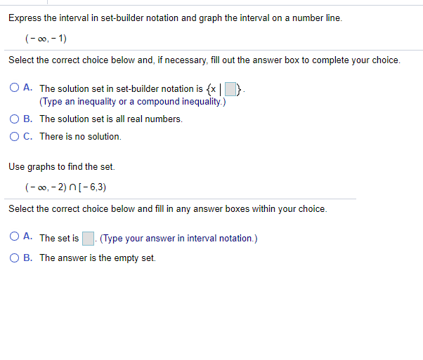 Solved Express the interval in set-builder notation and | Chegg.com