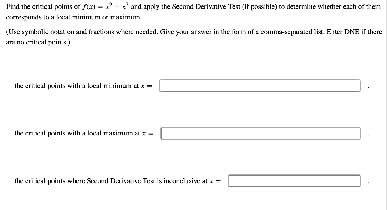Solved For the given function, find all values of c over the | Chegg.com
