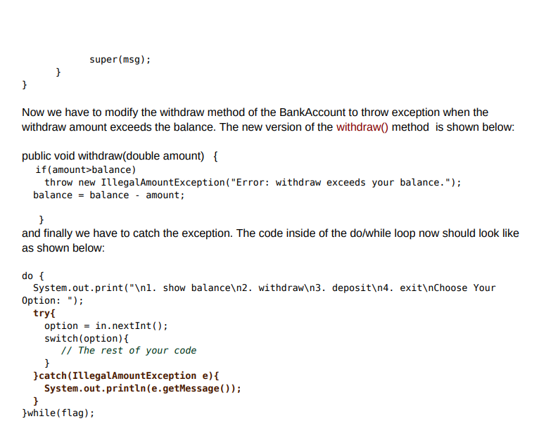 Solved java.lang Object Throwable Errors Exceptions Runtime | Chegg.com