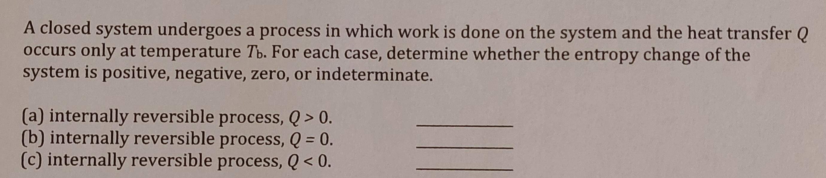 Solved A closed system undergoes a process in which work is | Chegg.com