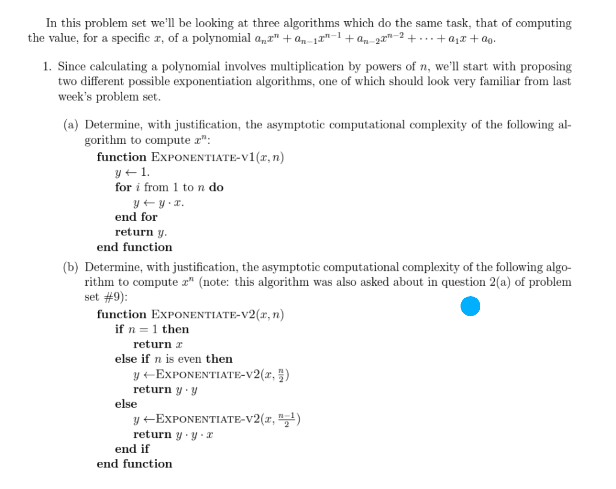 Solved In this problem set we'll be looking at three | Chegg.com