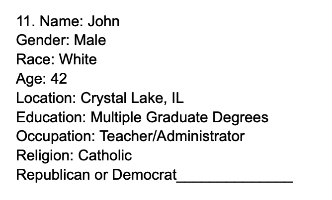 Solved Political Ideology Prediction Quiz Using at least 3 | Chegg.com