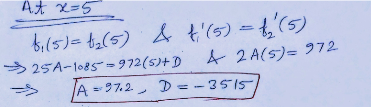 Solved How did they get the answer for 97.2 for A and -3515 | Chegg.com