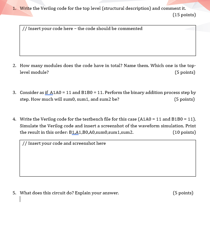 Solved Question 3. Consider the below block diagram and the | Chegg.com
