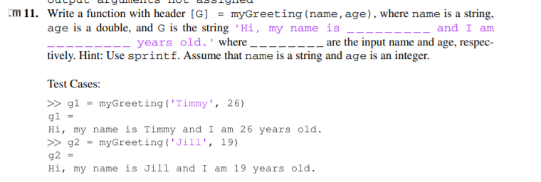 Solved Just question 11, Must be a MATLAB code not a | Chegg.com