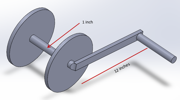 Solved Find the mechanical advantage of a simple winch with | Chegg.com