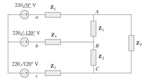 Solved Below is a problem of unbalanced three-phase systems, | Chegg.com