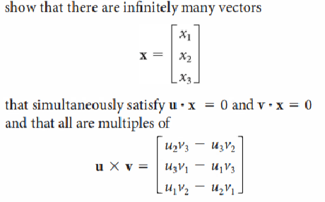 Solved 51. Recall that the cross product of vectors u and v | Chegg.com