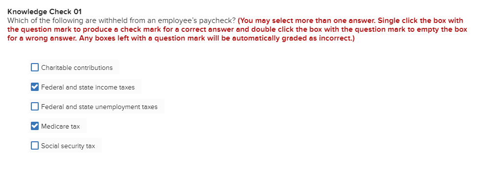 Solved Knowledge Check 01 Which of the following are | Chegg.com