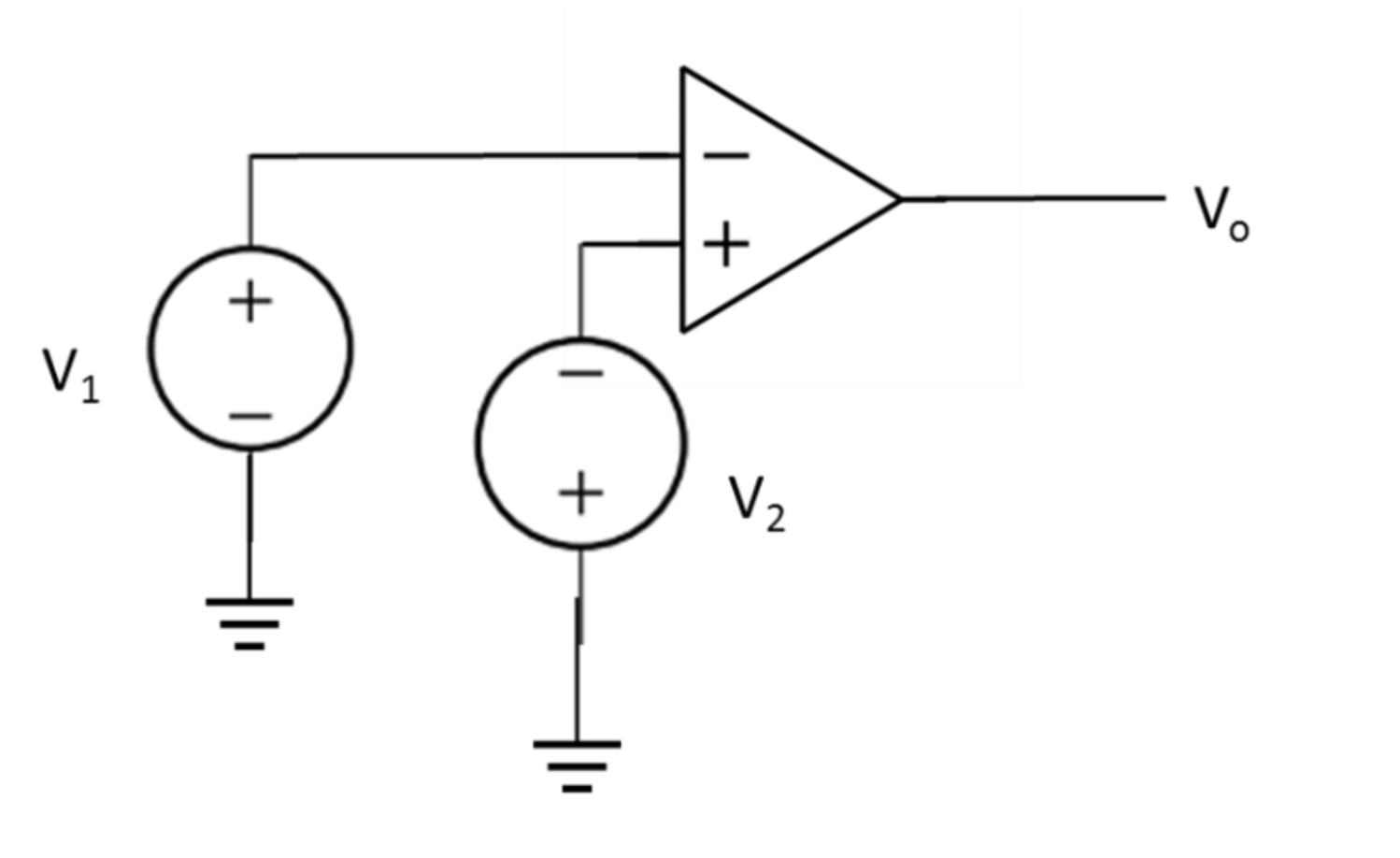 Solved For the Op Amp circuit in open loop configuration | Chegg.com