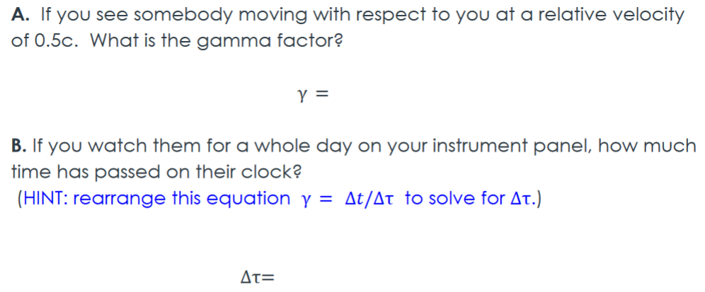 Solved (10pts) Prove Moving clocks run slow. Another useful | Chegg.com