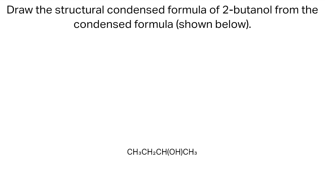 Solved Draw the structural condensed formula of 3-hexanone | Chegg.com