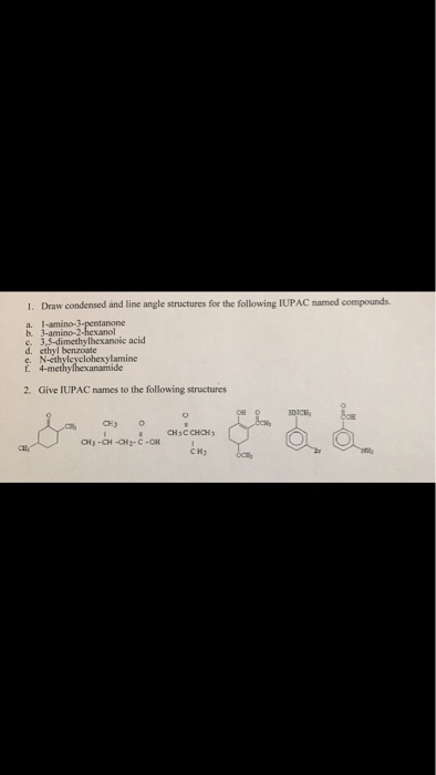 Solved Draw condensed and line angle structures for the | Chegg.com