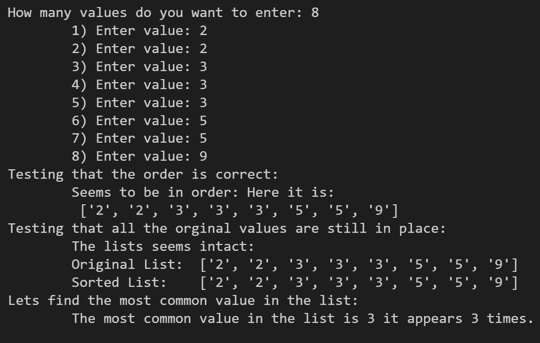 Solved def main(): entered_list = sorted_list BubbleSort | Chegg.com