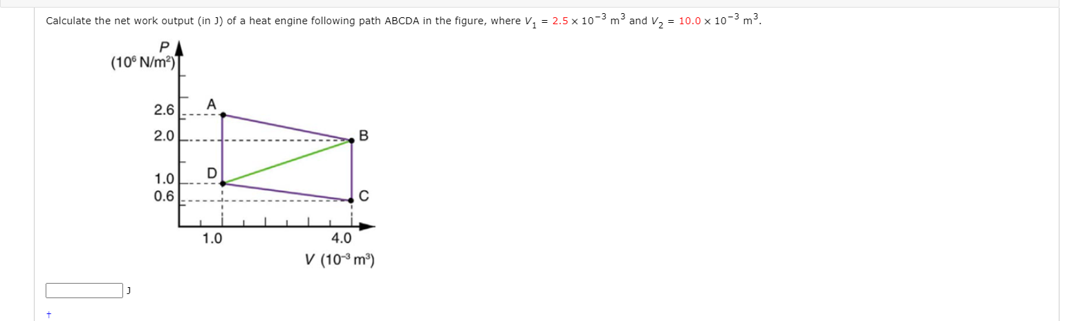 Solved Calculate the net work output (in 1) of a heat engine | Chegg.com