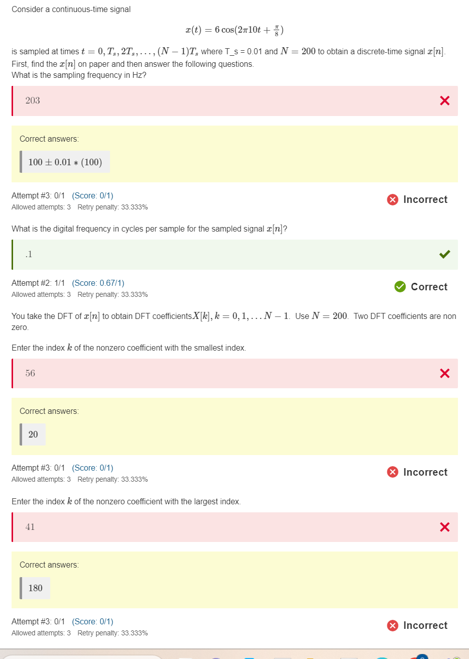 Solved Consider a continuous-time signal \\[ x(t)=6 \\cos | Chegg.com